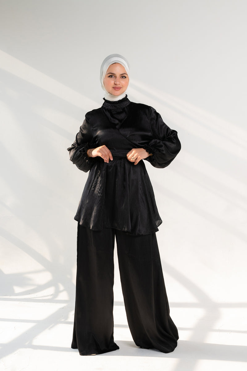 Layaly Swareh Set- Black – Zaytona Fashion